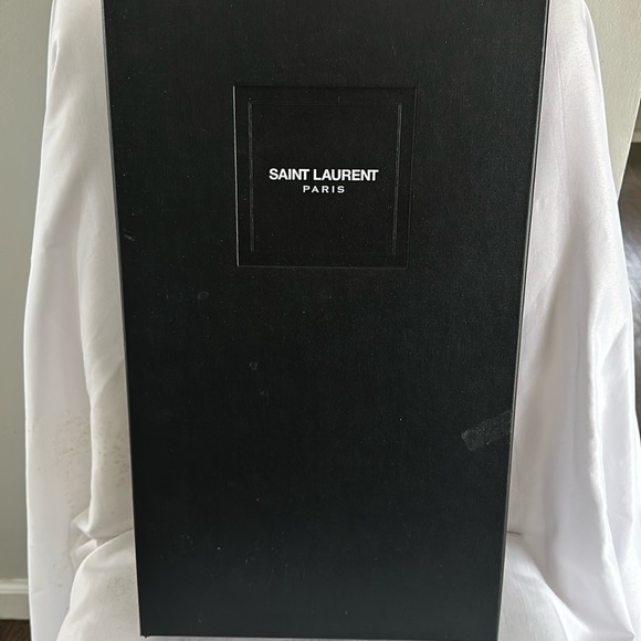 Yves Saint Laurent | Shoes | Ysl Velvet Otk Nikki Boots Brand New ...